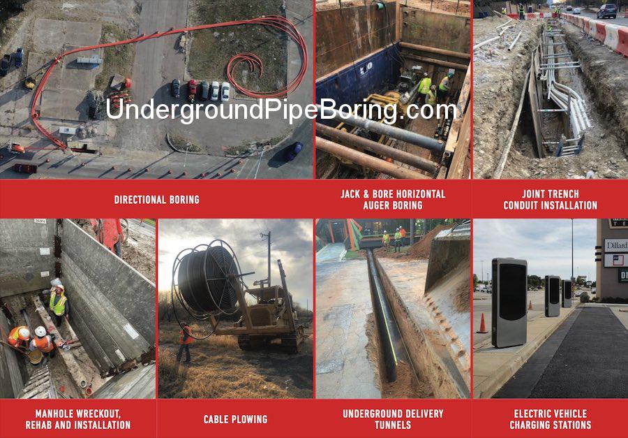 Jack and Bore Pipe Installation - Underground Pipe Boring